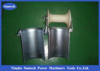 China Bell Mounth Underground 100mm Steel Cable Roller With Nylon Roller for sale