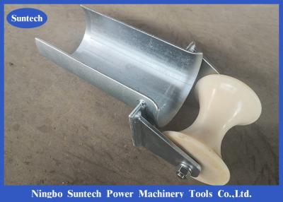China 80mm Bell Mouth Type Cable Reel Roller With Nylon Wheel for sale