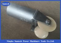 China Bell Mouth 100mm Nylon Wheel Cable Pulling Rollers for sale