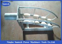 China Nylon Sheaves 150mm SHL150C Cable Roller Pulley Three Roller Cable Guide Roller for sale