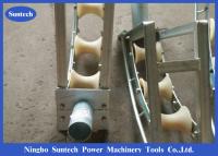 China Nylon Sheaves 150mm SHL150C Cable Roller Pulley Three Roller Cable Guide Roller for sale