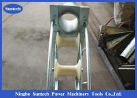 China Ground Cable Entrance Protection 100mm Trench Roller , Cable Guide Roller for sale
