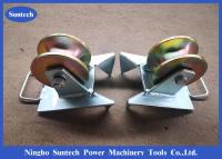 China Pithead Aluminum Wheels 80mm Cable Roller Pulley For Protecting Cable for sale
