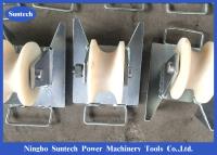 China Pithead Aluminum Wheels 80mm Cable Roller Pulley For Protecting Cable for sale