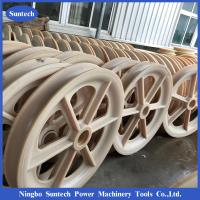 China OEM ODM 660x100mm Transmission Line Nylon Sheaves For Conductor Stringing Blocks for sale