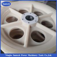 China 508x100mm MC Nylon Pulley Wheels Conductor Stringing Block With Bearings for sale