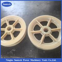 China 508x100mm MC Nylon Pulley Wheels Conductor Stringing Block With Bearings for sale