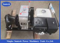 China Fast Speed Belt Drive Cable Winch Puller For Wire Pulling for sale