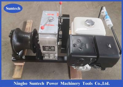 China Fast Speed Belt Drive Cable Winch Puller For Wire Pulling for sale