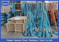 China Mechanical Cable Pulling Tools Adjustable 5T Cable Drum Jack Stands for sale