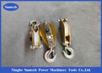 China Hoisting Aluminous Alloy Conductor Stringing Tools Nylon Sheave Tackle for sale