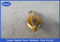 China 10kn Nylon Sheave Rope Pulley Blocks Transmission Line Stringing Tools for sale