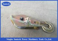 China 30kn Conductor Stringing Tools Steel Hoisting Tackle Block Pulley For Lifting for sale