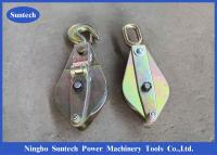 China Round Type Hook Type CE Hoisting Wire Rope Pulley Block for sale