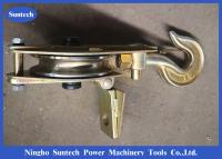 China Single Sheave Tower Erection Stringing Tools Steel Pulley Block For Lifting / Hoisting for sale