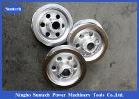 China Conductor Stringing Block Aluminum Sheaves For Stringing Pulley With Neoprene Lined for sale