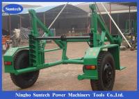 China Customized Cable Drum Trailer 3T 12T High Load Bearing Capacity for sale