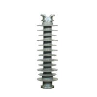 China 33KV 10KN Glassfiber Epoxy Core Rod Polymer Pin Insulator for sale