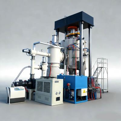China 2200C 600 Ton Hot Press Sintering Vacuum Furnace for SiC Powder Heat Treatment for sale