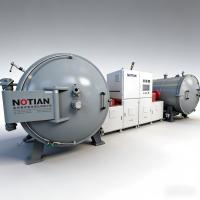 China 2850°C Vacuum Induction Graphitization Furnace IGBT 2800°C 54L to 576L for sale