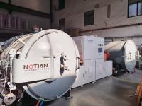China Aerospace High-temp C/C Composite Parts 2800C Vacuum Graphitization Furnace for sale