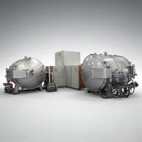 China 2800C Vacuum Induction Graphitization Furnace IGBT Control 54L to 576L for Carbon Materials for sale