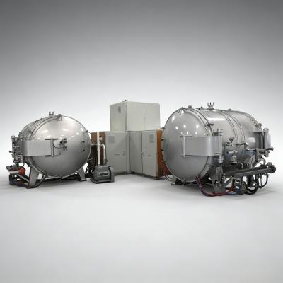 China 2800C Vacuum Induction Graphitization Furnace IGBT Control 54L to 576L for Carbon Materials for sale