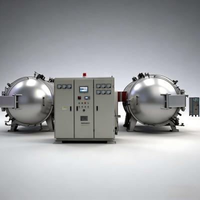 China 2800℃ Vacuum Induction Graphitization Furnace for Pet Coke IGBT Control 54L to 576L for sale