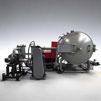 China Carbon Fiber 1600℃ Heat Treatment Argon Atmosphere Graphite Resistance Furnace 300L for sale