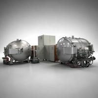 China 500KW 2800C Vacuum Induction Graphitization Furnace for Graphite Powder Carbon Nano Material for sale
