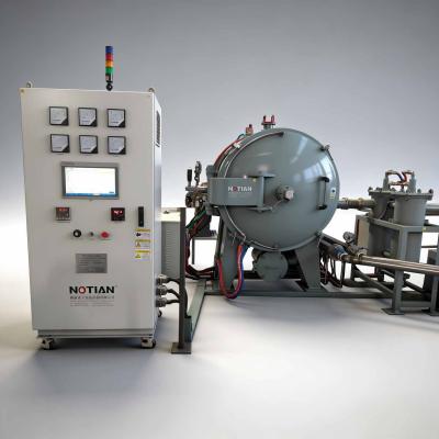 China 1600C Vacuum Batch Resistance Heating Carbonization Furnace 54L to 720L for sale