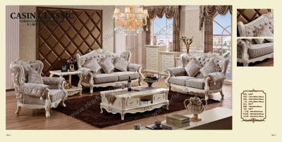 China Luxury french style sofa set furniture / rococo sofa for sale