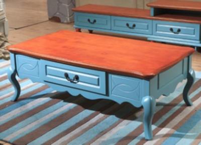 China Mediterranean Concise design cabinet living room furniture wood coffee table for sale