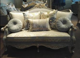 China Antique Fabric Living Room Wooden Set Design Upholstery Sofa for sale