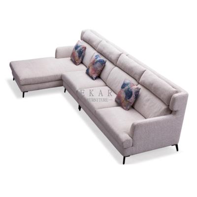 China Relax Modern L Shape Living Room Furniture Set Sofa for sale