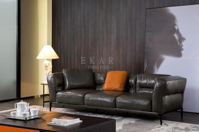 China Home Latest Design Set 4 Seater Modern Leather Sofa for sale