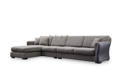 China New Model Set Living Room Furniture Modern L Shaped Sofa for sale