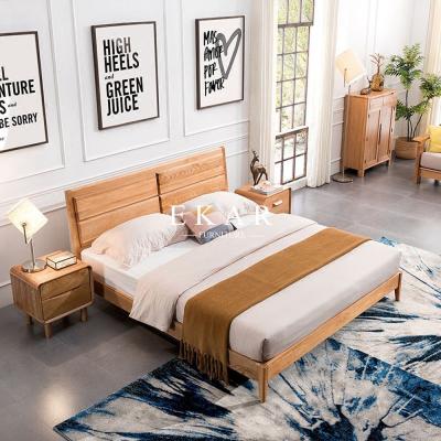China King Size Bed Designs Wooden Bed Sample for sale