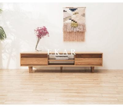 China High Quality Wooden Furniture New Model TV Stand TV Showcase Images for sale