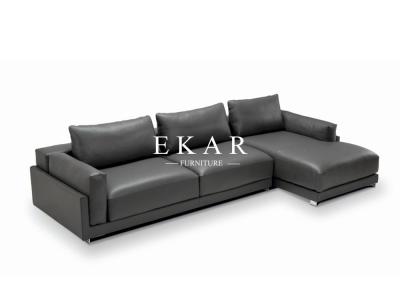 China American Contemporary Style 2017 New Living Room Furniture High Class Genuine Leather Sectional Sofa Sets  ZZ-T-012 for sale