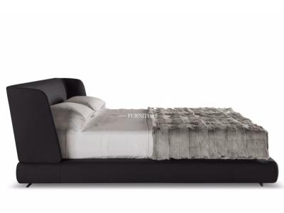 China Bed Design Furniture Wooden Fabric 1.8M Bed ZZ-BD001 for sale