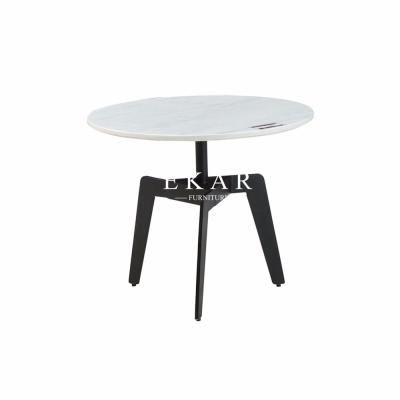 China Living Room Round Coffee End Marble Side Table ZZ-ZC1720B for sale