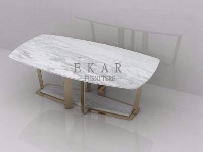 China Italy Simple Style Modern Designs Grey Marble Coffee Table ZZ-ZC1712 for sale