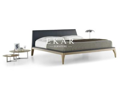 China Bed Room Furniture Wooden Latest Double Bed Designs ZZ-BD016 for sale