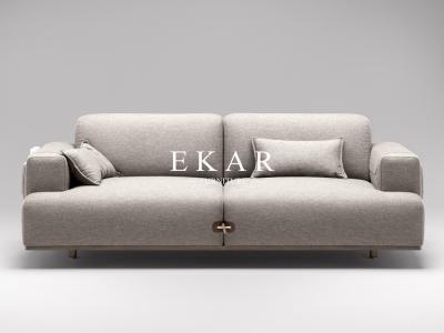 China High Quality European Style Linen Fabric Sectional Sofa Set Designs for sale