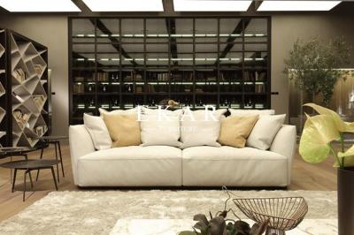 China European Modern Simple Style Home Furniture Genuine Leather Sofa Sets Design ZZ-T-030 for sale