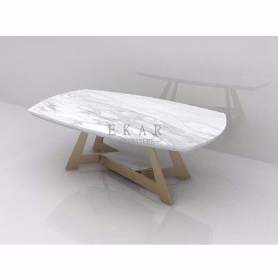 China Northern European Simple Style Modern Marble Coffee Table ZZ-ZC1711 for sale