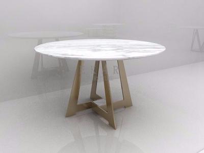 China Italy Simple Style Modern Designs Round Marble Coffee Table ZZ-ZTA1711 for sale