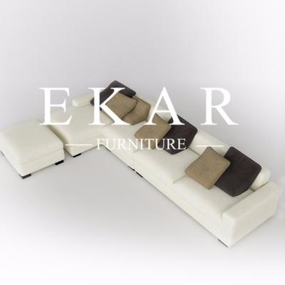 China Modern Style White Classic 7 Seater Sofa Set Designs for sale