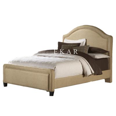 China Wooden Bed Sample Sleigh King Size Bed Frame for sale